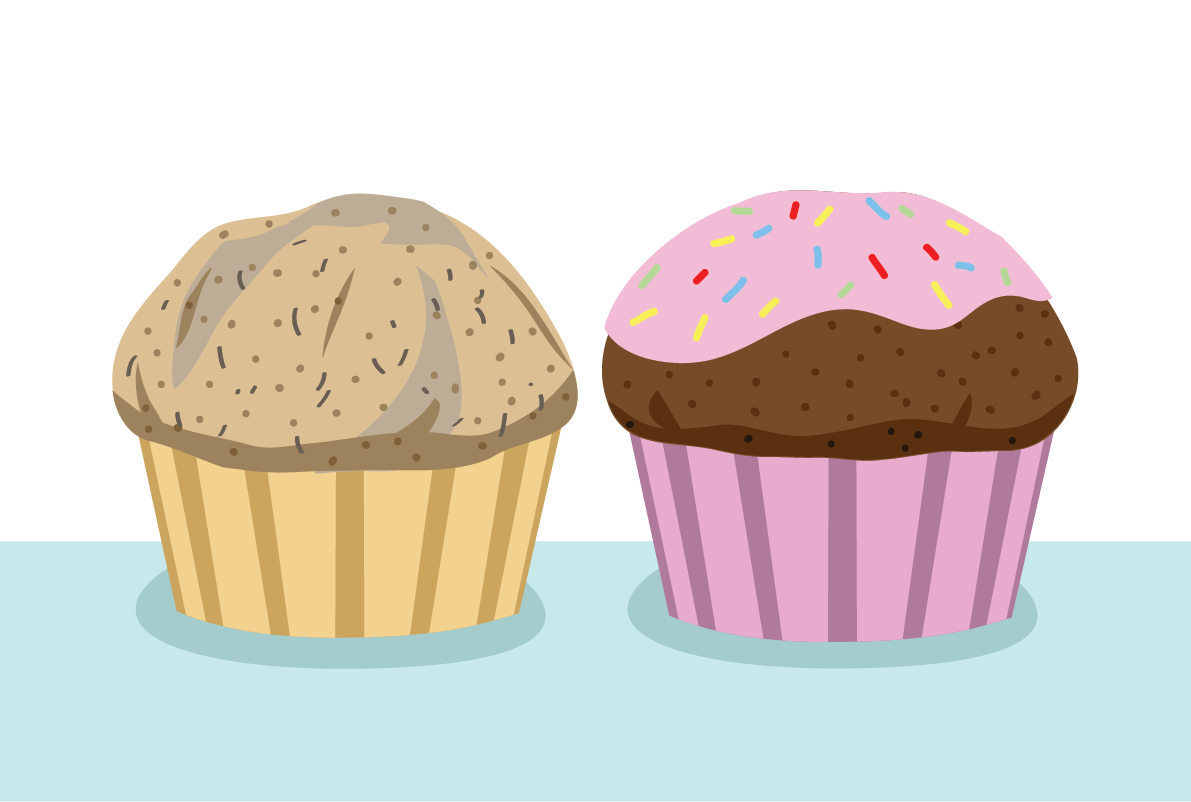 Two Muffins – BigBrownMonster